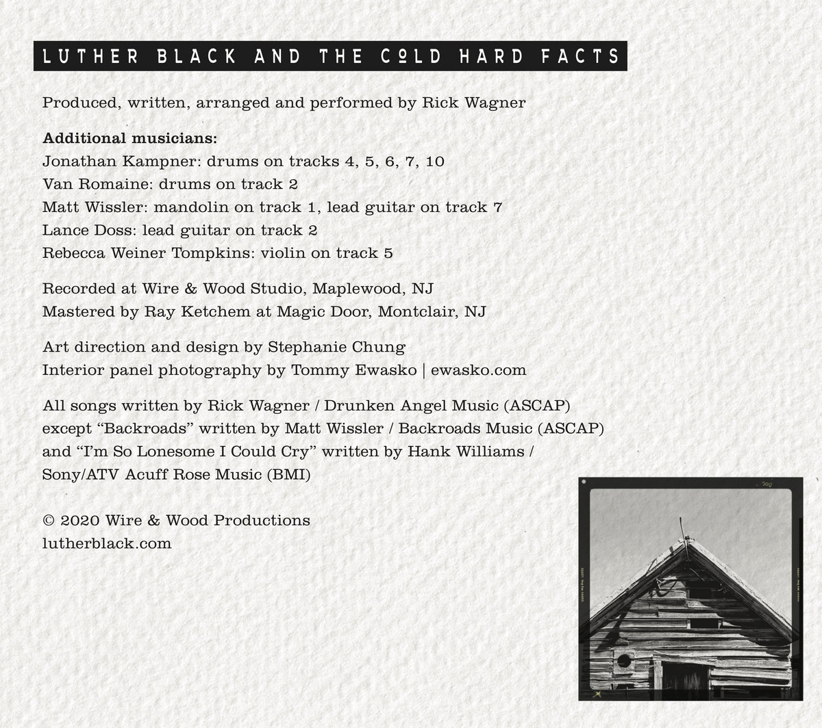Luther Black and the Cold Hard Facts | Luther Black and the Cold Hard Facts