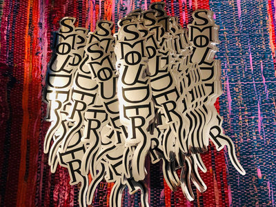Smoulder Vertical Logo Sticker - 8 inches x 2 inches | Smoulder