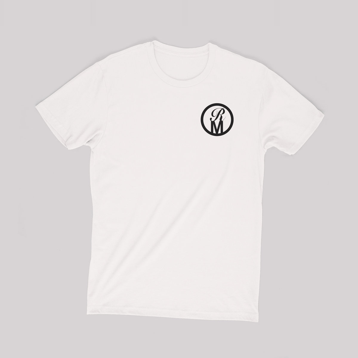 RM Logo Cotton Tee (White) | Roots Manuva