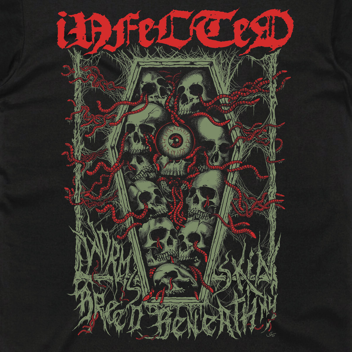 Coffinworm T-Shirt | iNFeCTeD