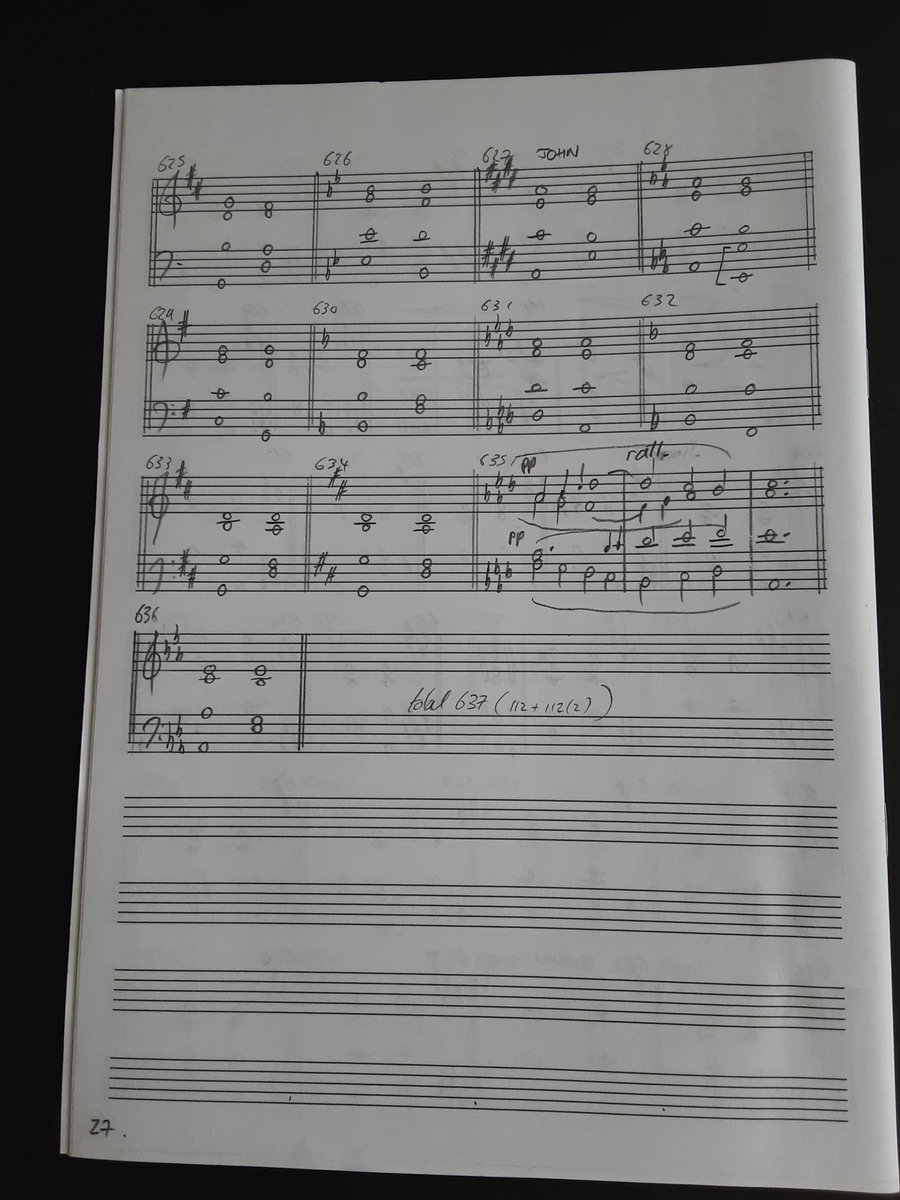 Rhodri Davies: amen (Notation) 2018 | Rhodri Davies