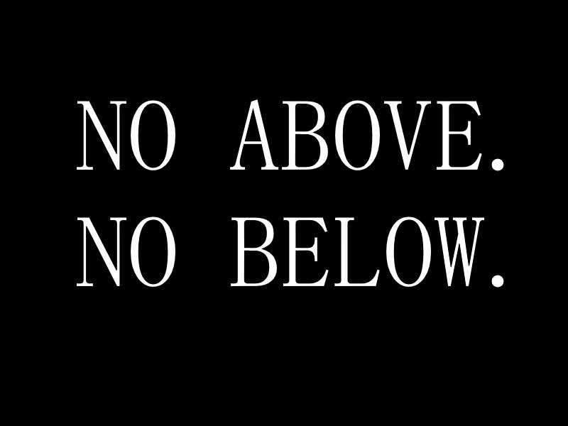 Point Of Climax | NO ABOVE NO BELOW
