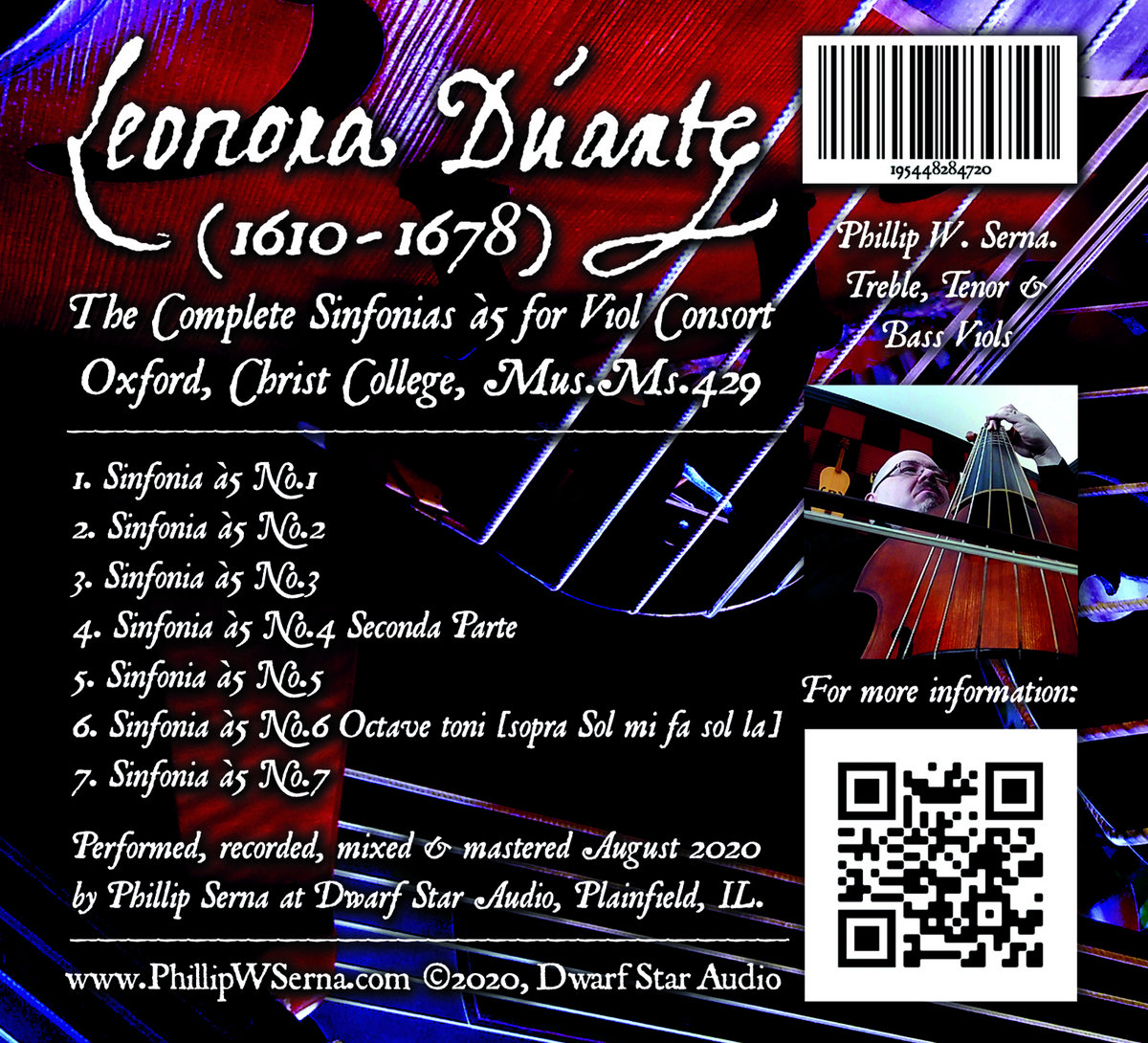 Leonora Duarte (1610-1678) - Sinfonia à5, No.2 Duodesimi toni, Oxford ...