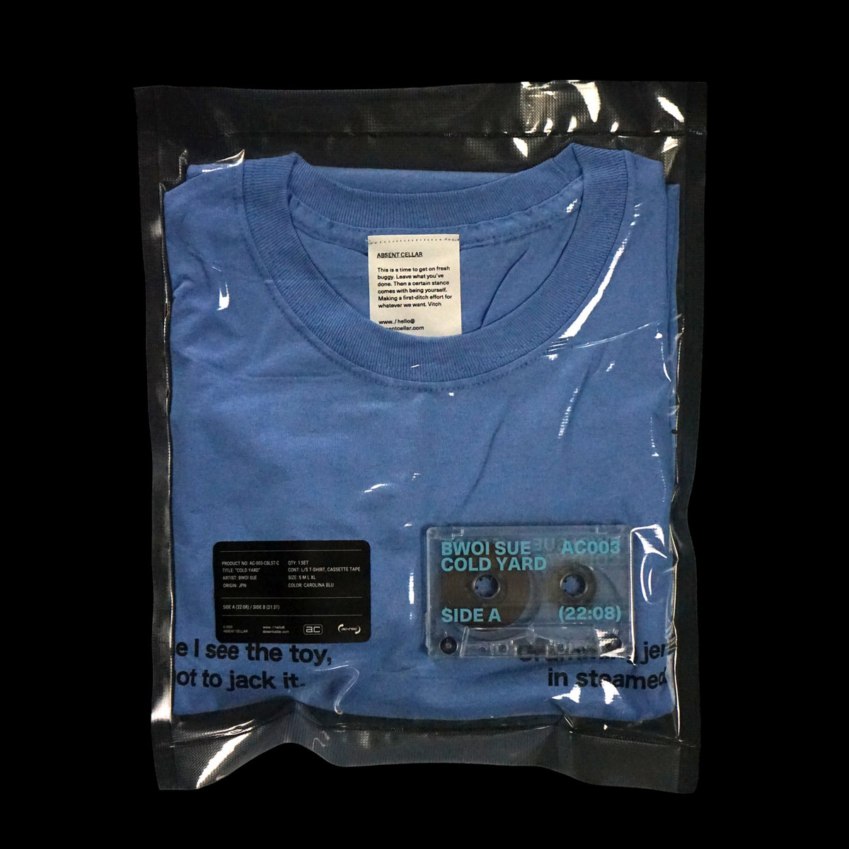 COLD YARD | Bwoi Sue | Absent Cellar