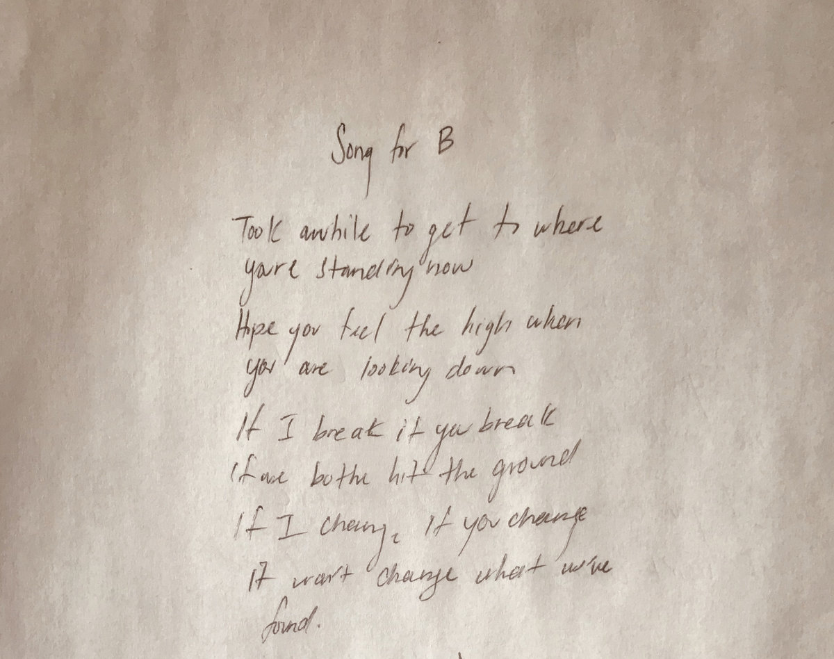Hand Written Lyrics | Emily Rowed