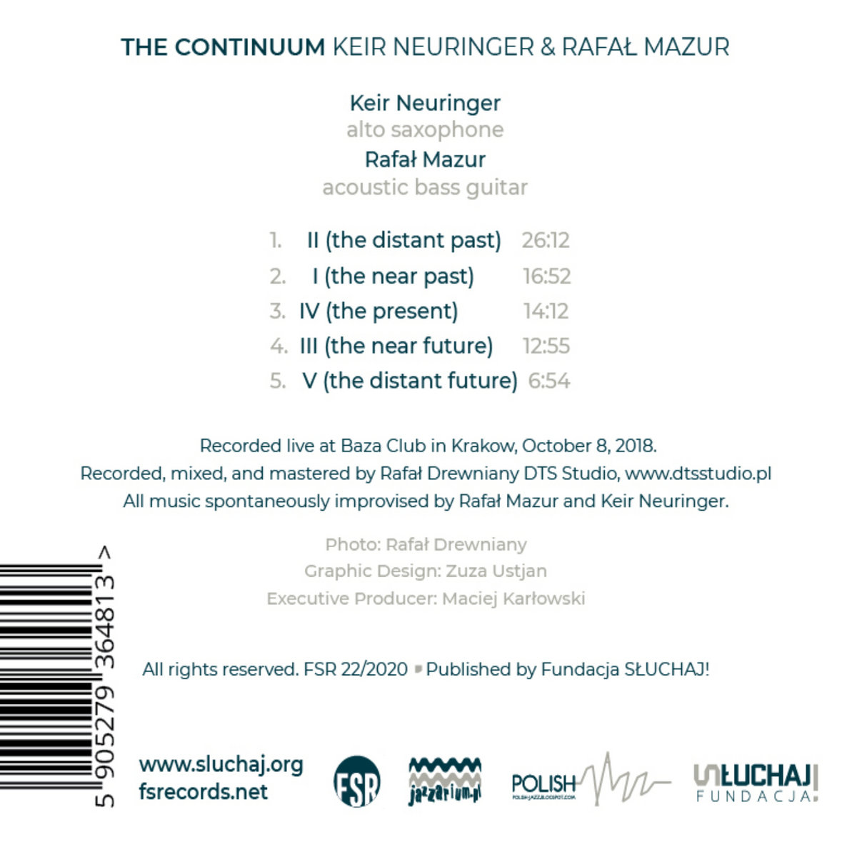 The Continuum | Rafał Mazur & Keir Neuringer | Fundacja Słuchaj