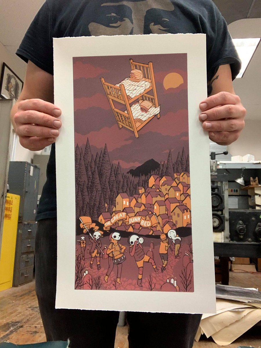 The Bone Parade - Screen Print | Bunk Bed Bros.