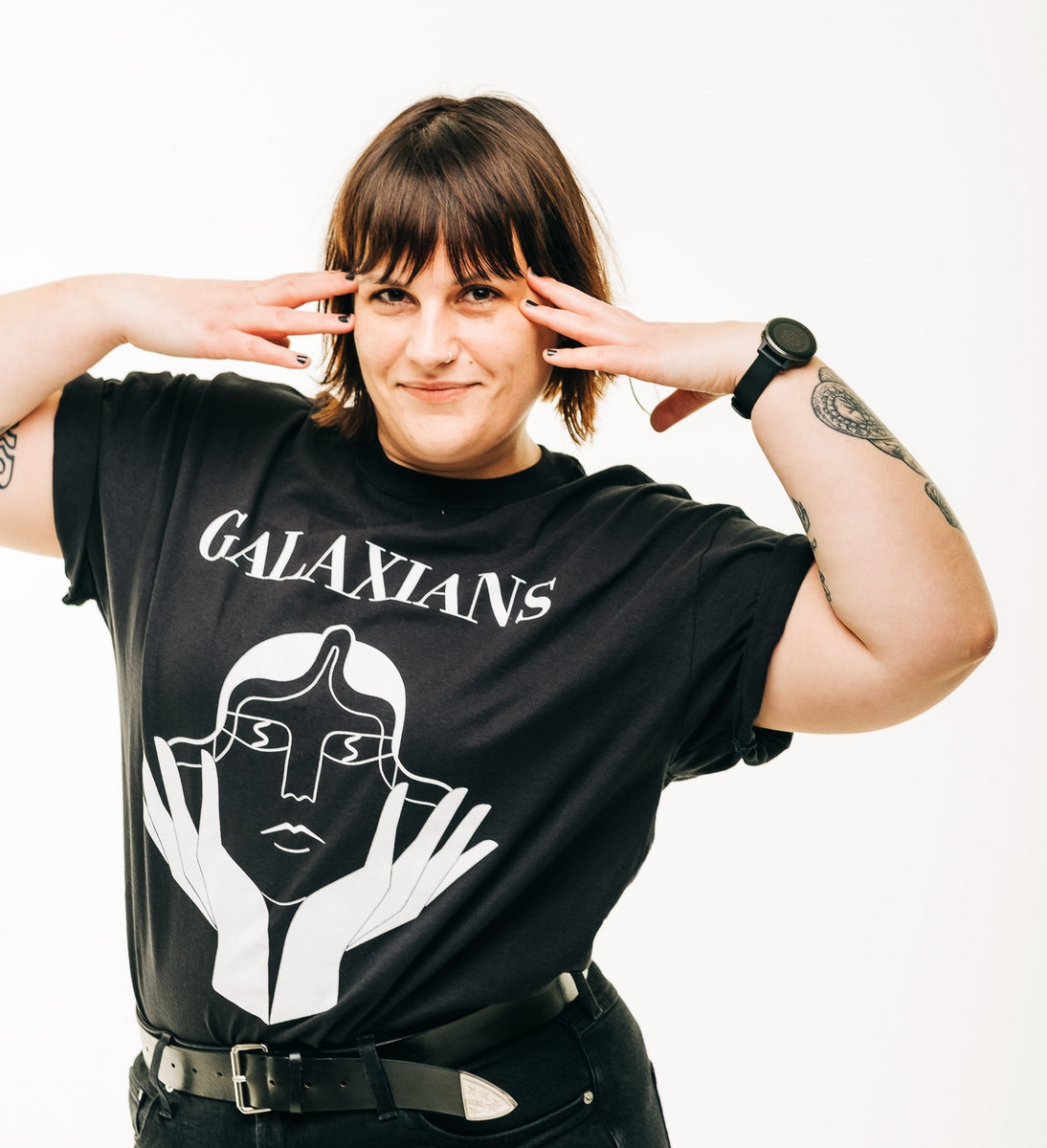Galaxians 'Vogue Metropolis' t-shirt by Rosie Rackham | Galaxians