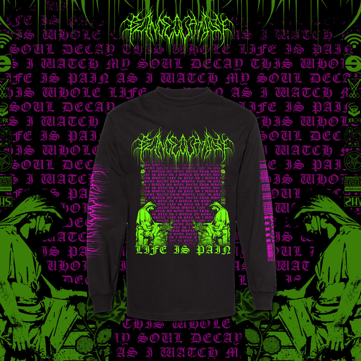LIFE IS PAIN SECRET LONG SLEEVE | Blind Equation