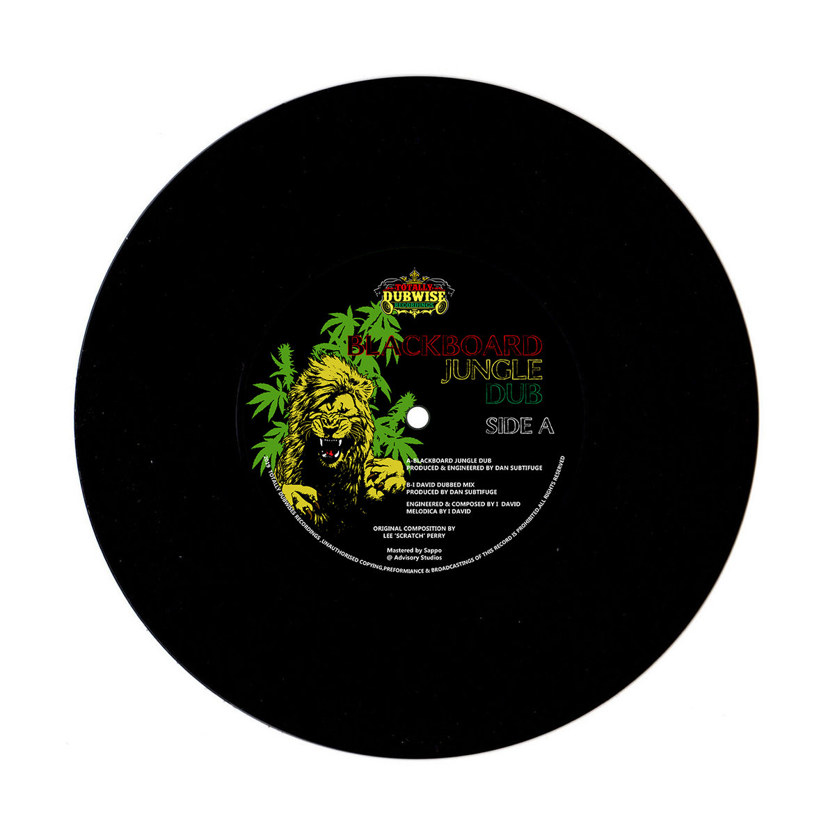 Subtifuge│Blackboard Jungle Dub ft I David│7" Vinyl Release | Totally ...