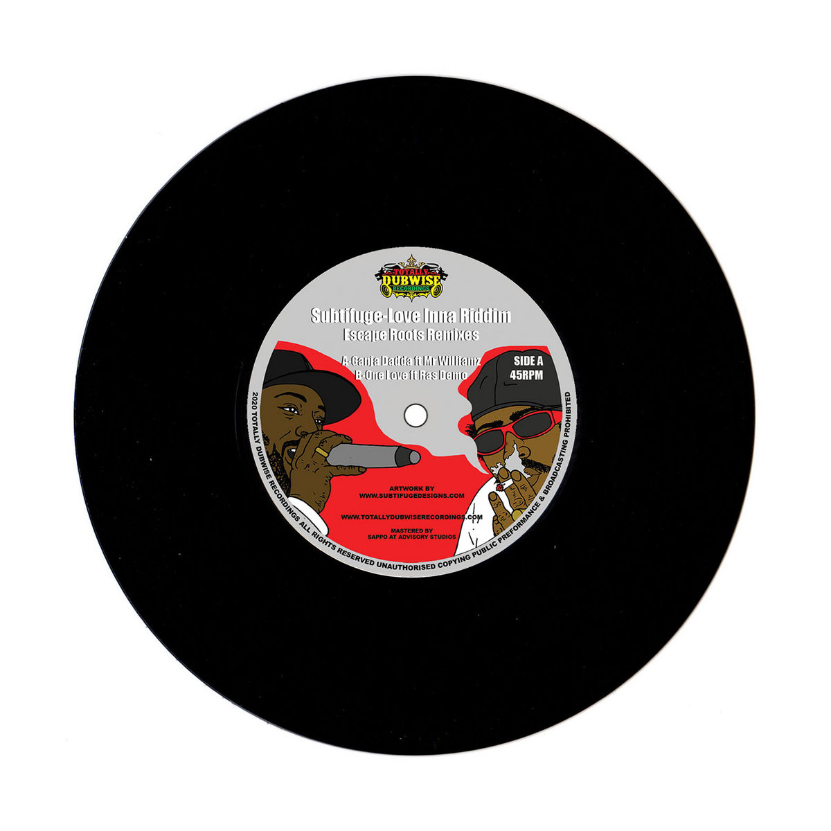 Ganja Dadda│One Love Remixes│7" Vinyl Release | Totally Dubwise Recordings