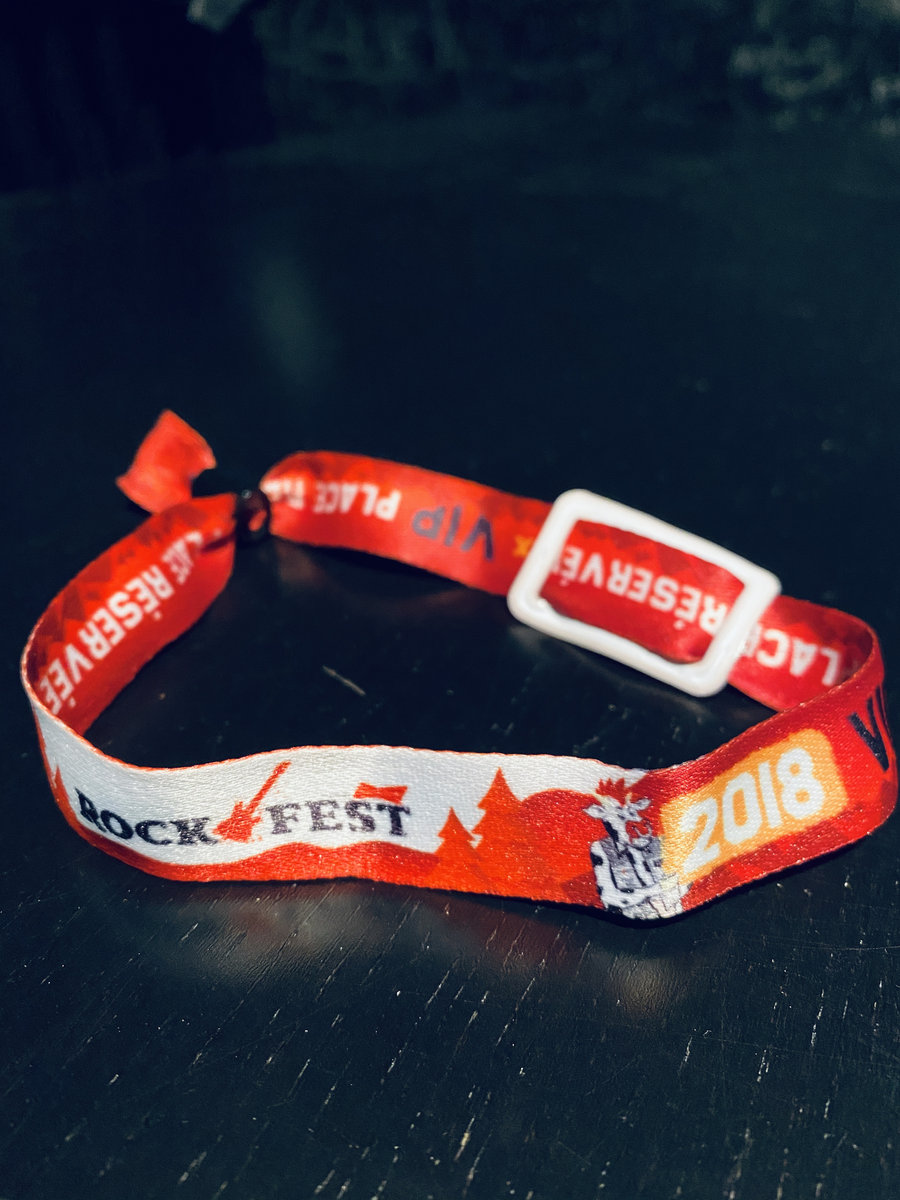 Rockfest 2018 - Bracelet VIP Places Réservées / Wristband VIP Reserved ...