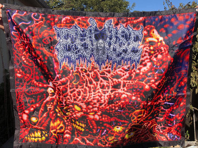 PUSTULANT SPAWN WALL FLAG | Transylvanian Recordings