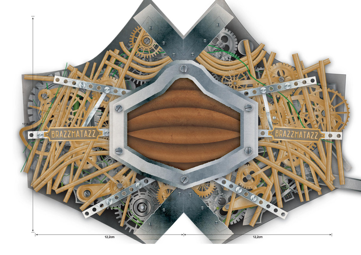 Limited Edition High Quality Steampunk Mouth Mask | Brazzmatazz