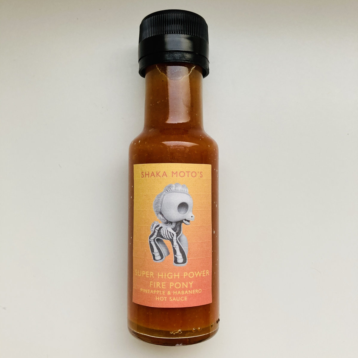 Shaka Moto's Super High Power Fire Pony Hot Sauce | Shaka Moto