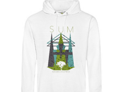 "SUM" Snow White Hooded Sweatshirt | Sarah Longfield