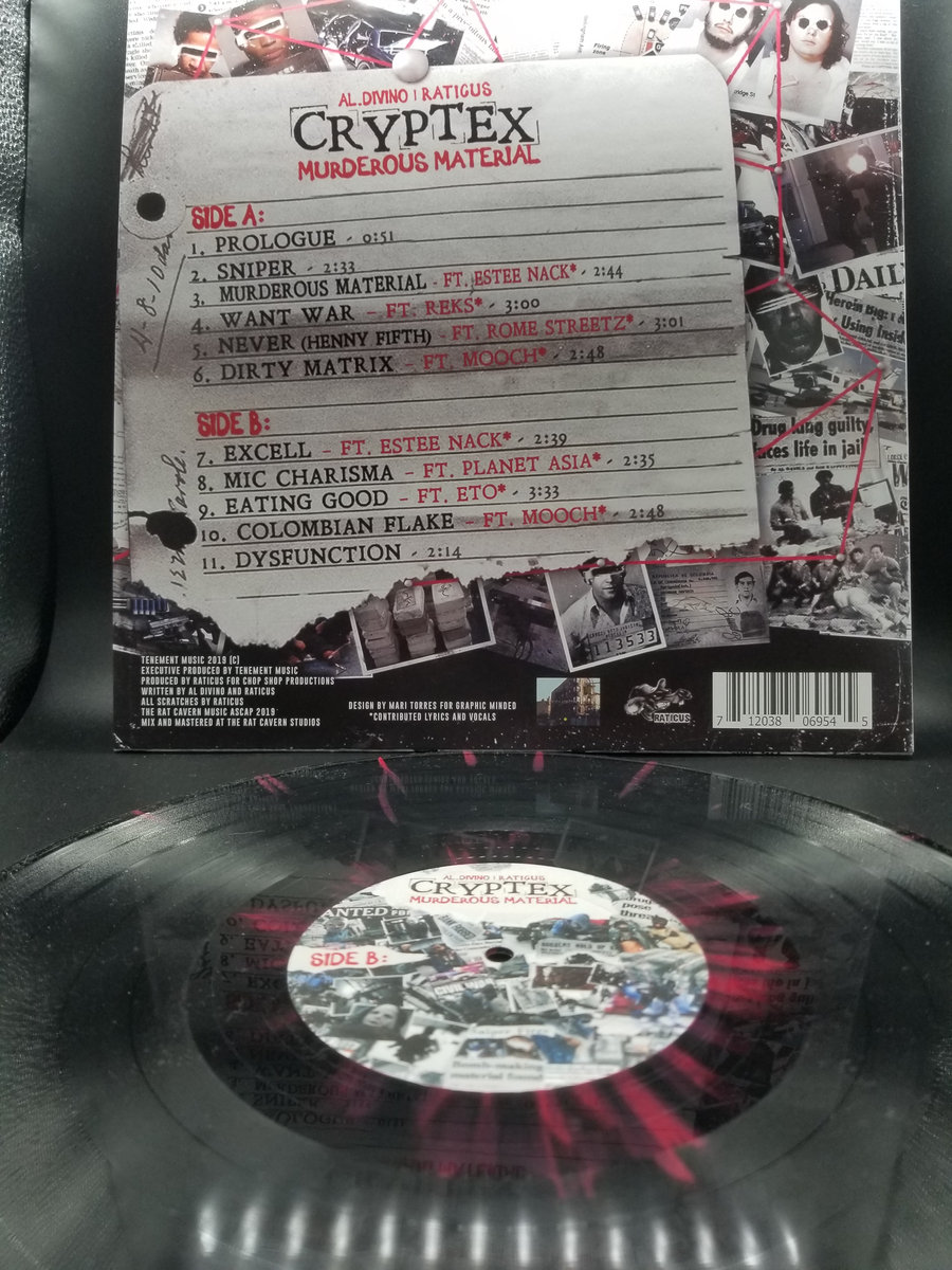 CRYPTEX: Murderous Material | al.divino | RATICUS | Tenement Music