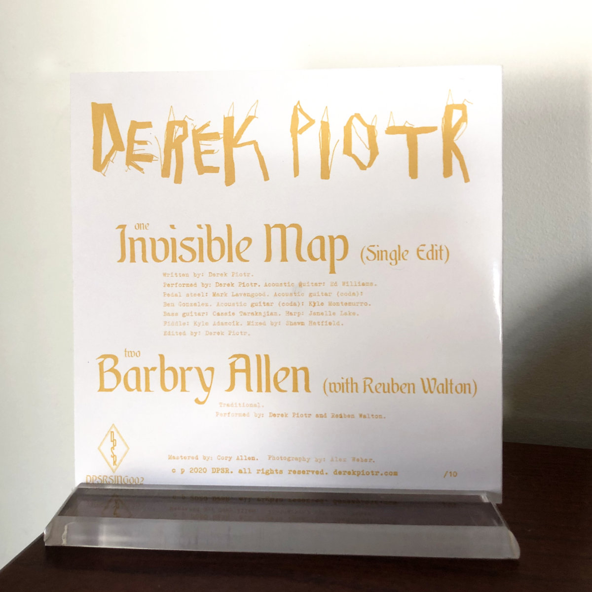Invisible Map - Single | Derek Piotr