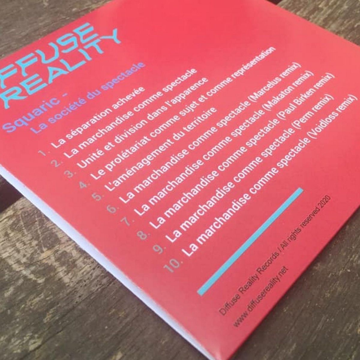 Squaric with remixes of Marcelus, Makaton, Paul Birken, Perm & Voidloss | Diffuse Reality Records