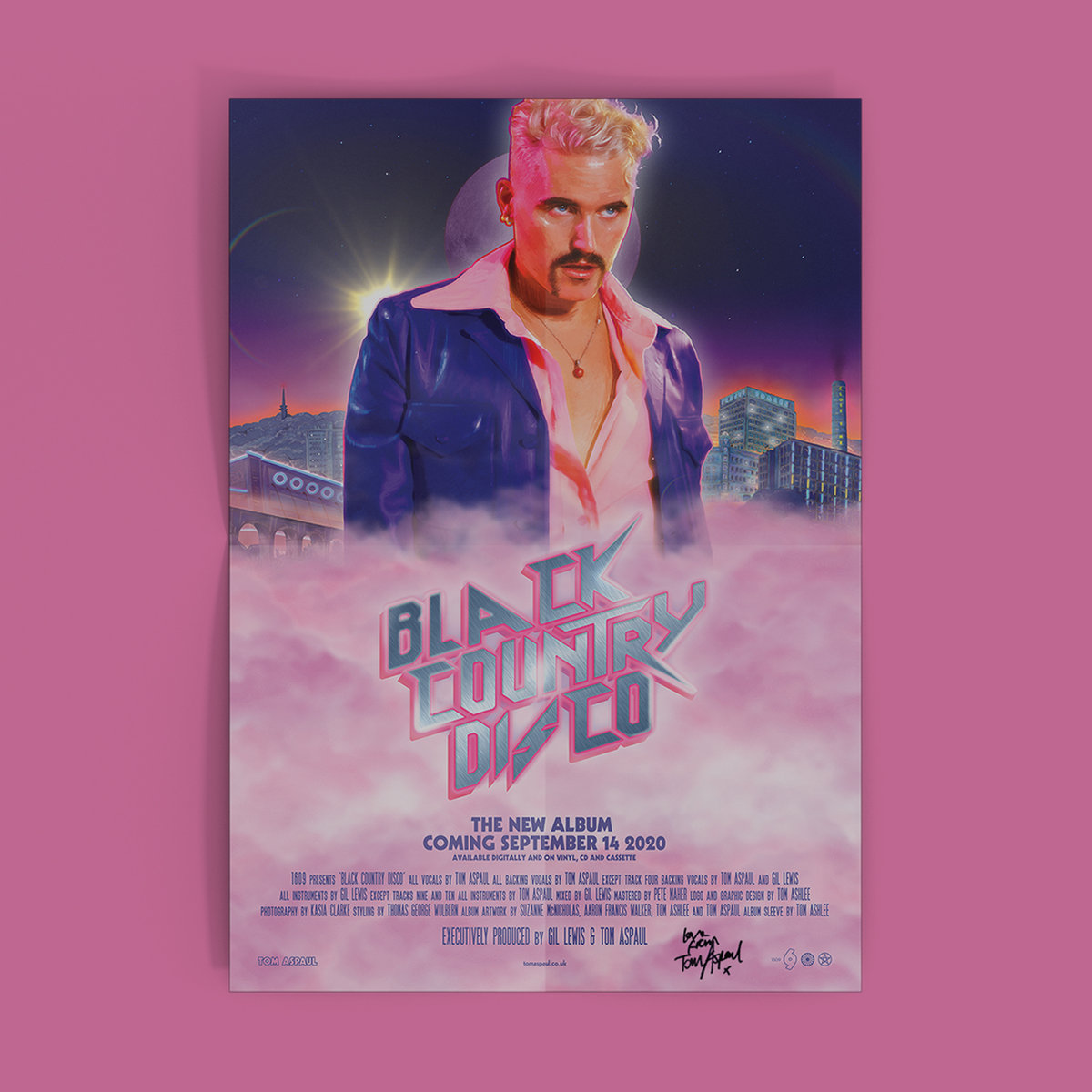 Signed 'Black Country Disco' Poster | Tom Aspaul