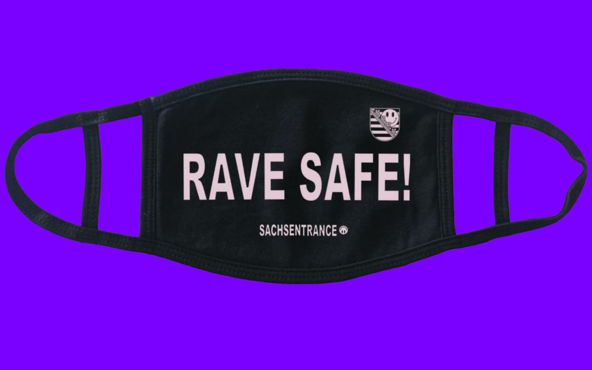 HYPER HYPER// RAVE SAFE Mask in Silver//Pink | Sachsentrance