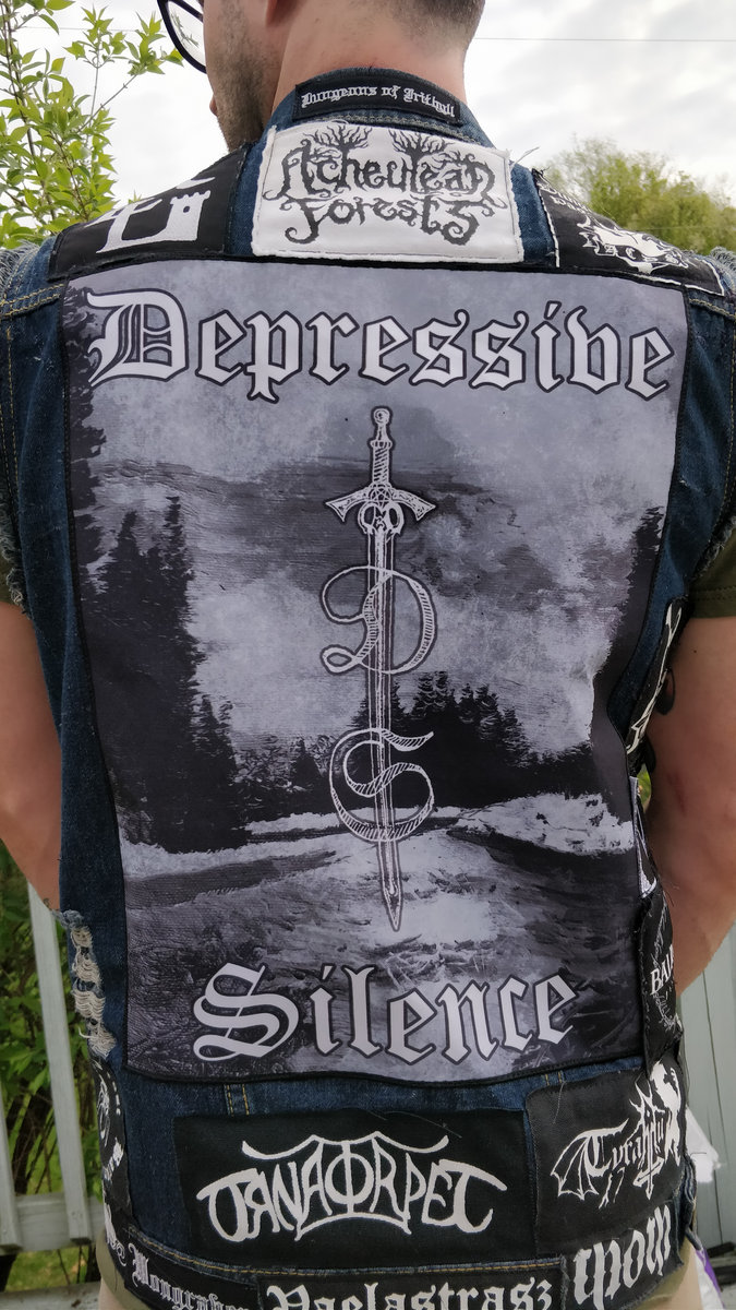 Large Depressive Silence Backpatch | Ancient Meadow Records