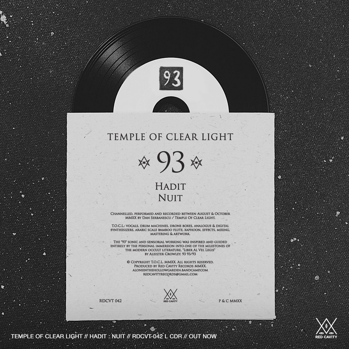 Hadit : Nuit | TEMPLE OF CLEAR LIGHT | ALONE IN THE HOLLOW GARDEN