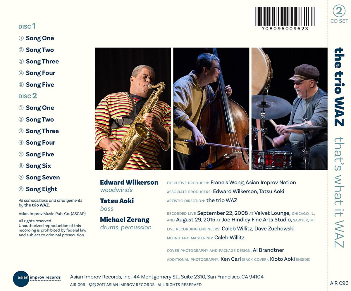 TRIO WAZ - That's What It WAZ (2 CD Album) | Pink Palace