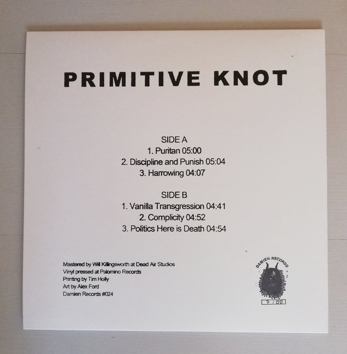PURITAN | Primitive Knot