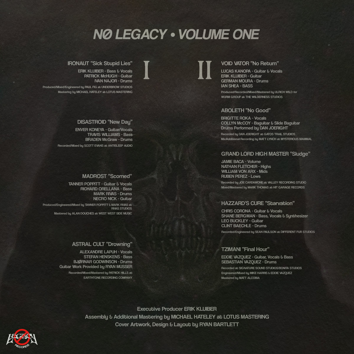 No Legacy Volume One (LP) | Void Vator