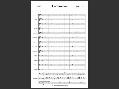 Locomotion - Study Score as pdf files | Ed Neumeister