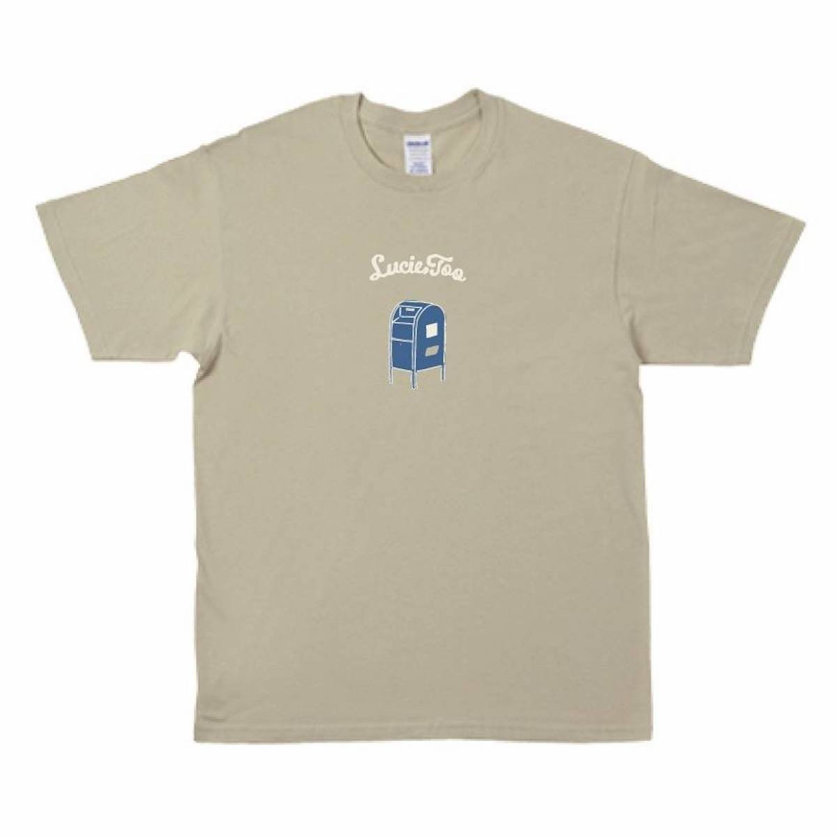 Lucie,Too POST T-shirts (Beige/Wine Red) | Lucie,Too