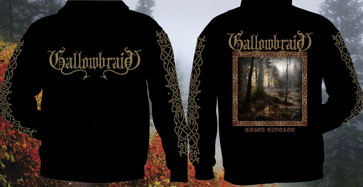 "Ashen Eidolon" Hooded Sweatshirt | Gallowbraid