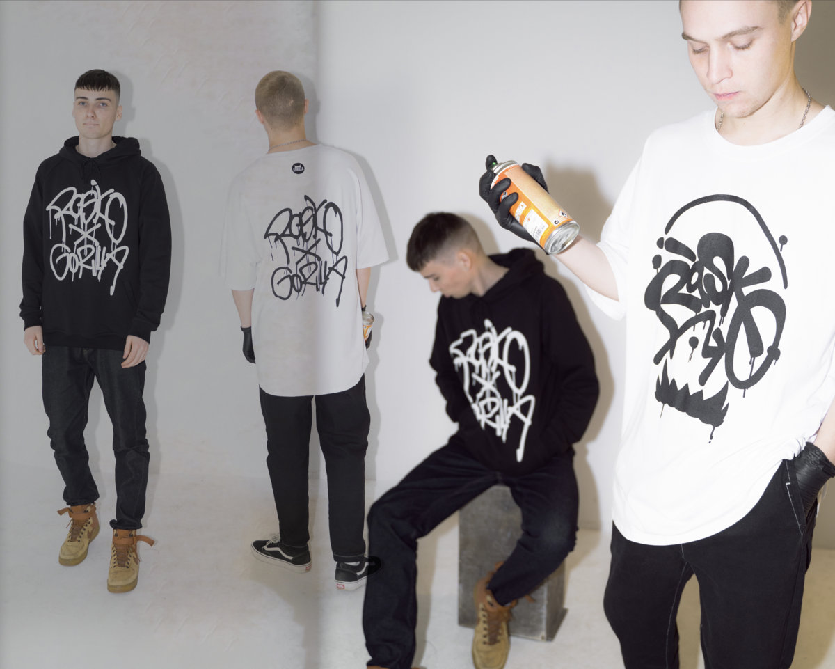 Black Hoodie RASKO X GORILLA | RASKO