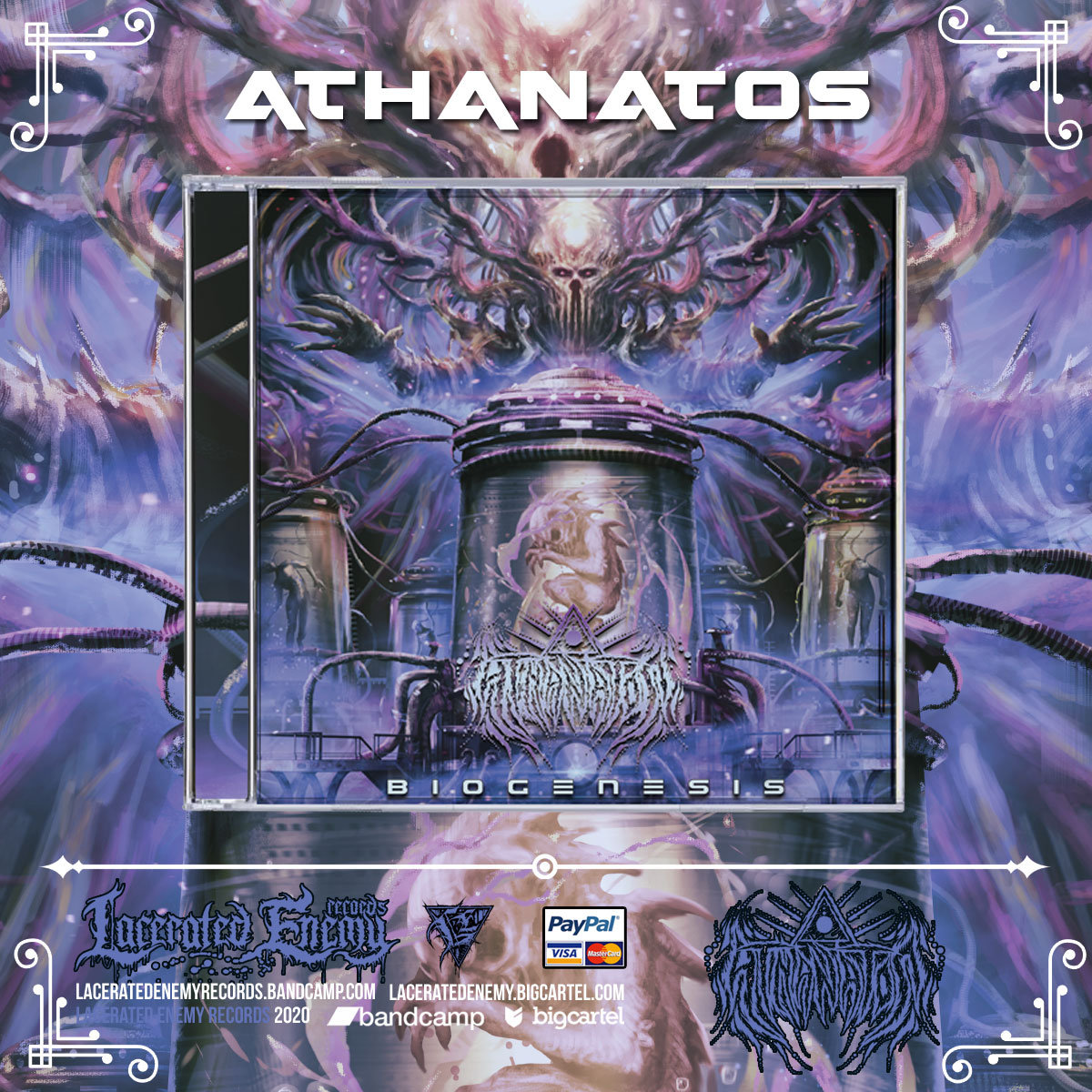ATHANATOS - Biogenesis | Lacerated Enemy records