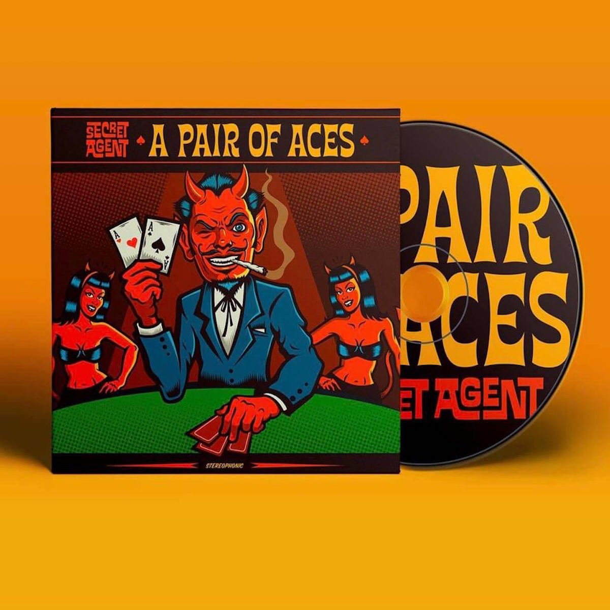 SECRET AGENT - A Pair Of Aces (CD) | Triple Agent Records
