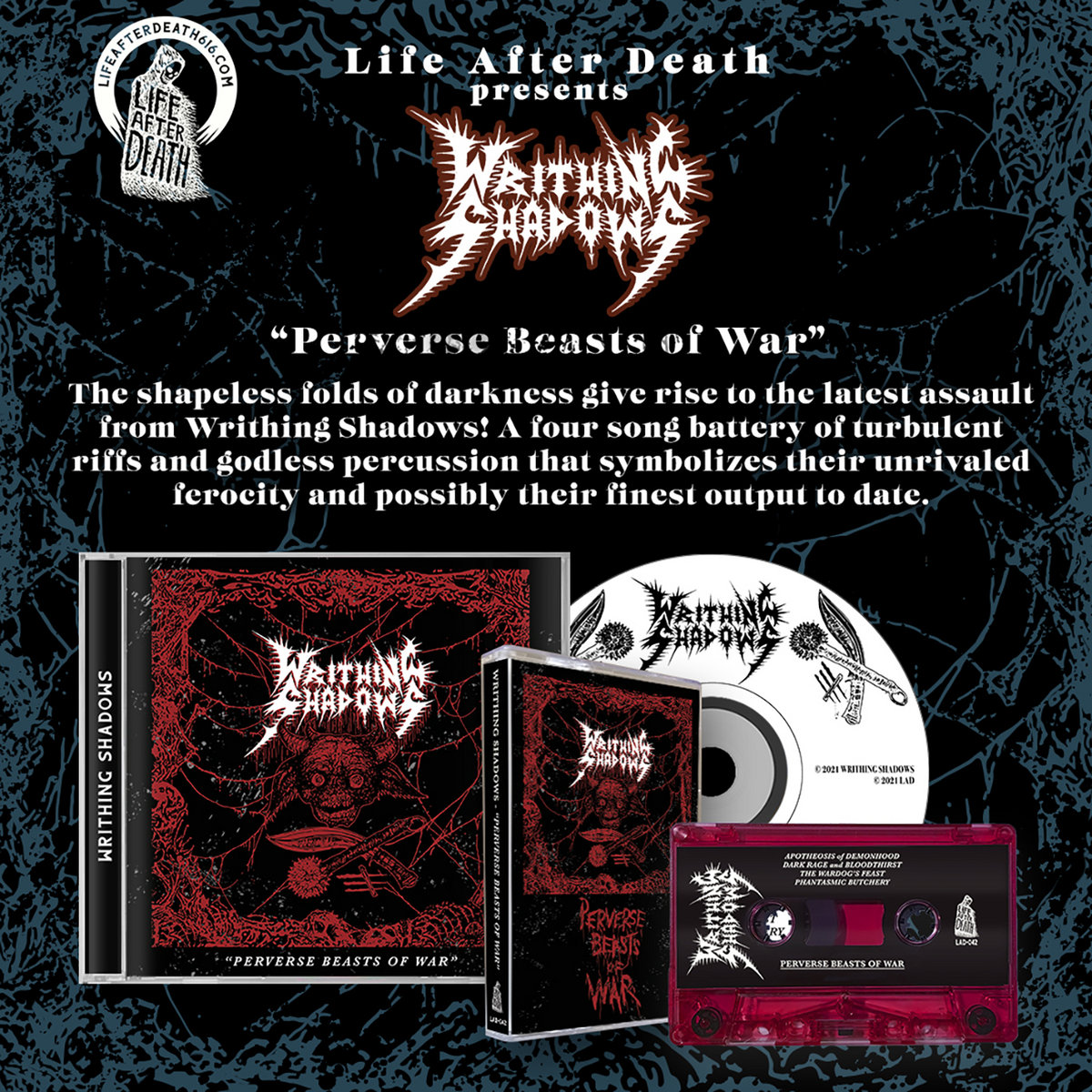 Perverse Beasts of War | Writhing Shadows | Life After Death