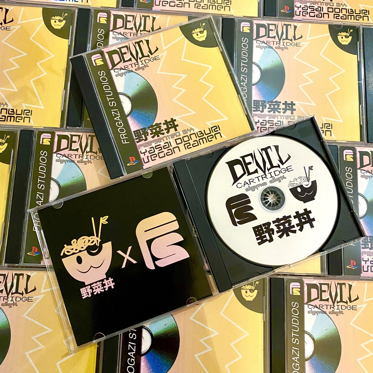 Devil Cartridge: Demo Disc | Frogazi Studios | My Sister's Fugazi Shirt