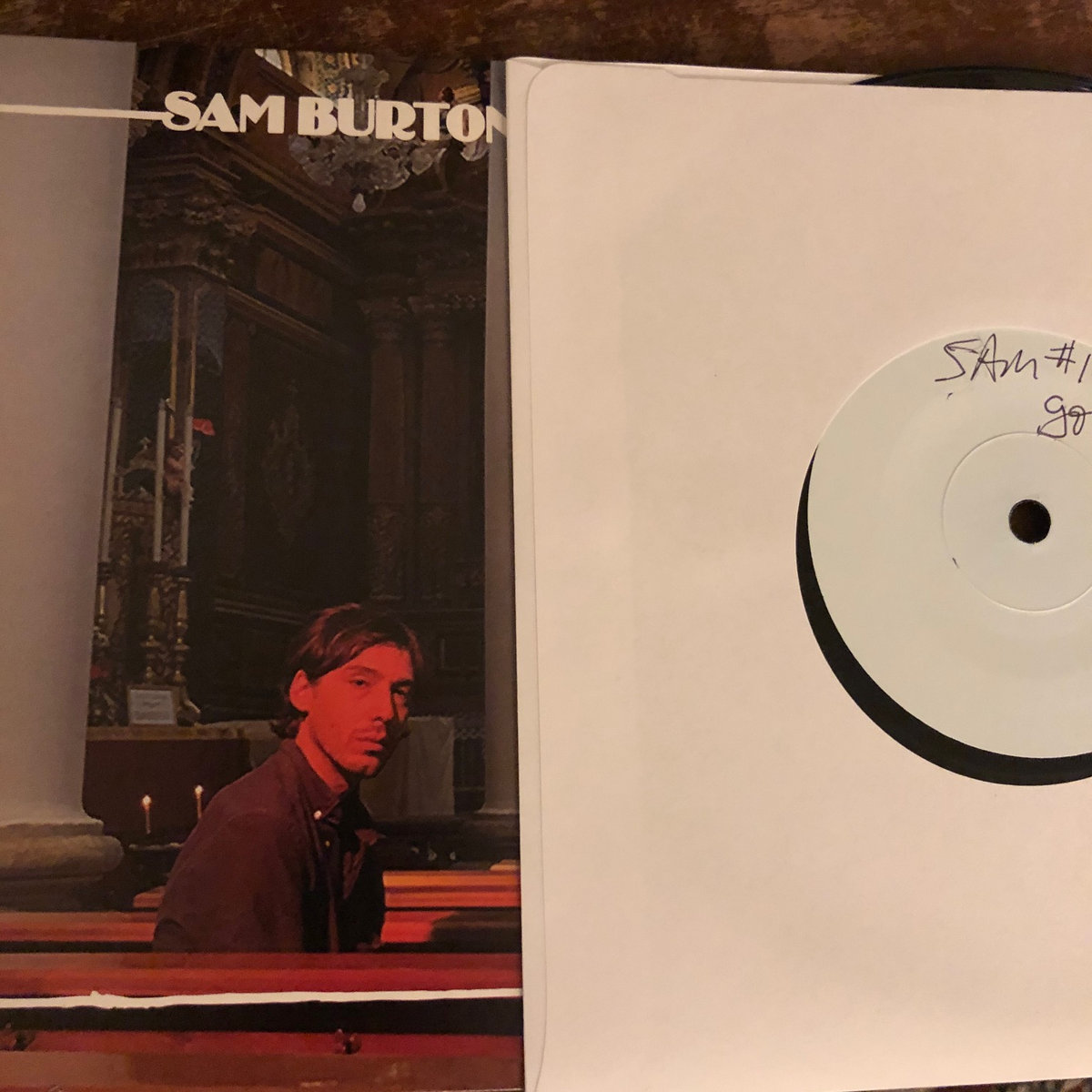 Sam Burton "I Can Go With You" / "I Am No Moon" test pressing ...