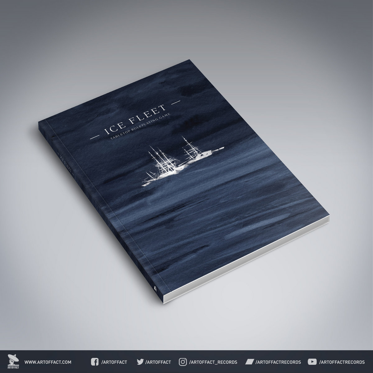 Ice Fleet RPG book: 40 Page RPG Tabletop Roleplaying Adventure | KAUAN