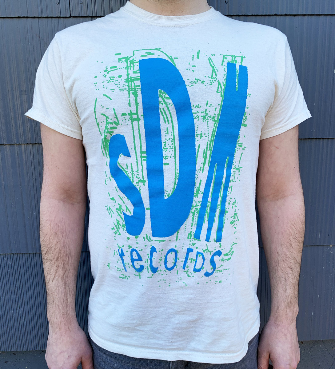 SDM Records T-Shirt (Natural Shirt/Color Print) | SDM Records