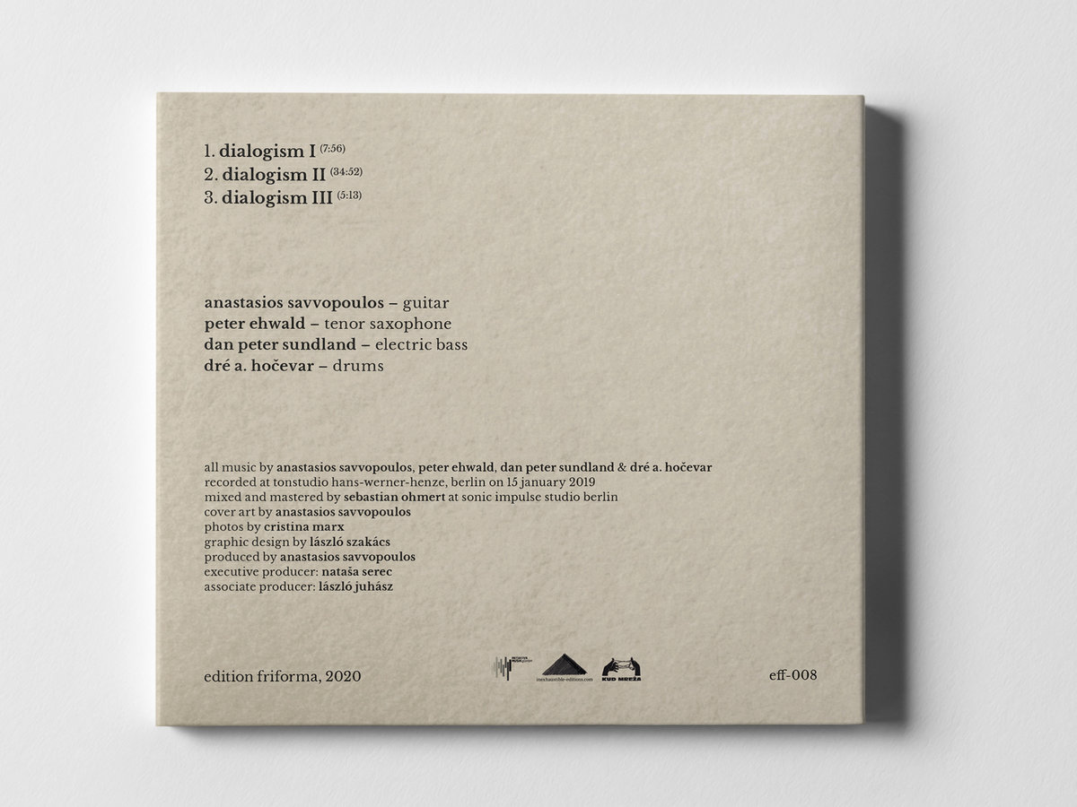 Dialogism | Anastasios Savvopoulos OUXPO | Inexhaustible Editions