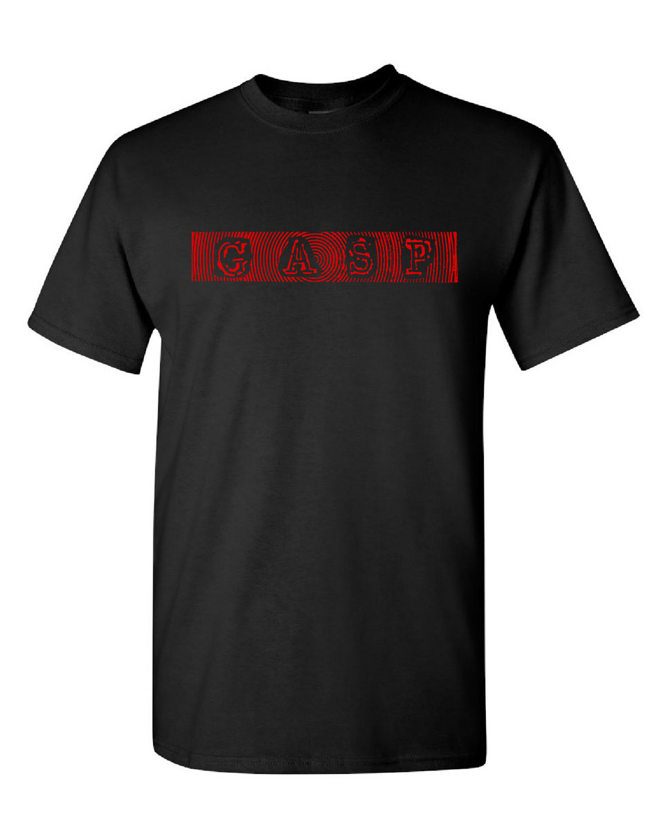 GASP RED LOGO Black T-SHIRT | GASP