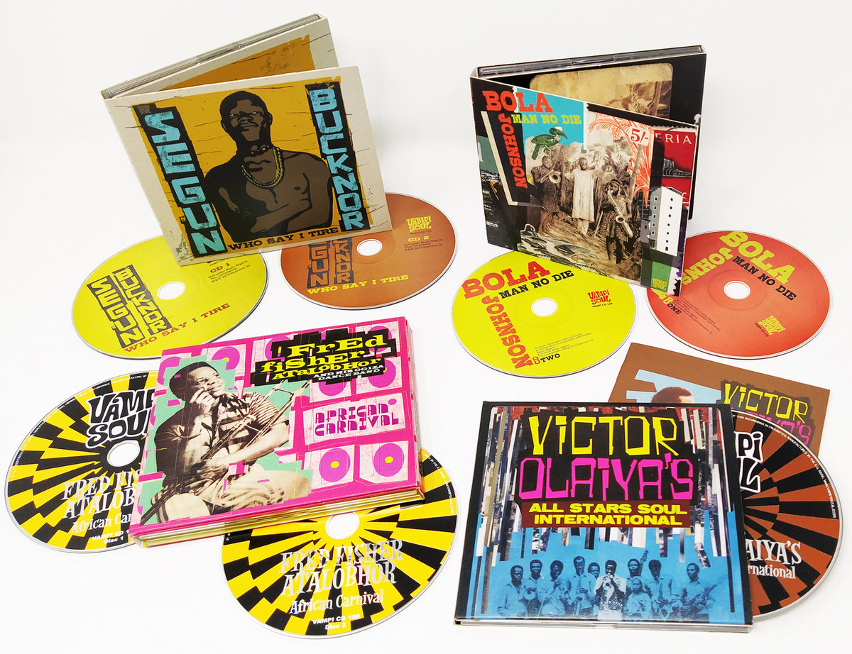 AFRICAN Pack (Victor Olaiya CD + Segun Bucknor 2CD + Bola Johnson 2CD ...