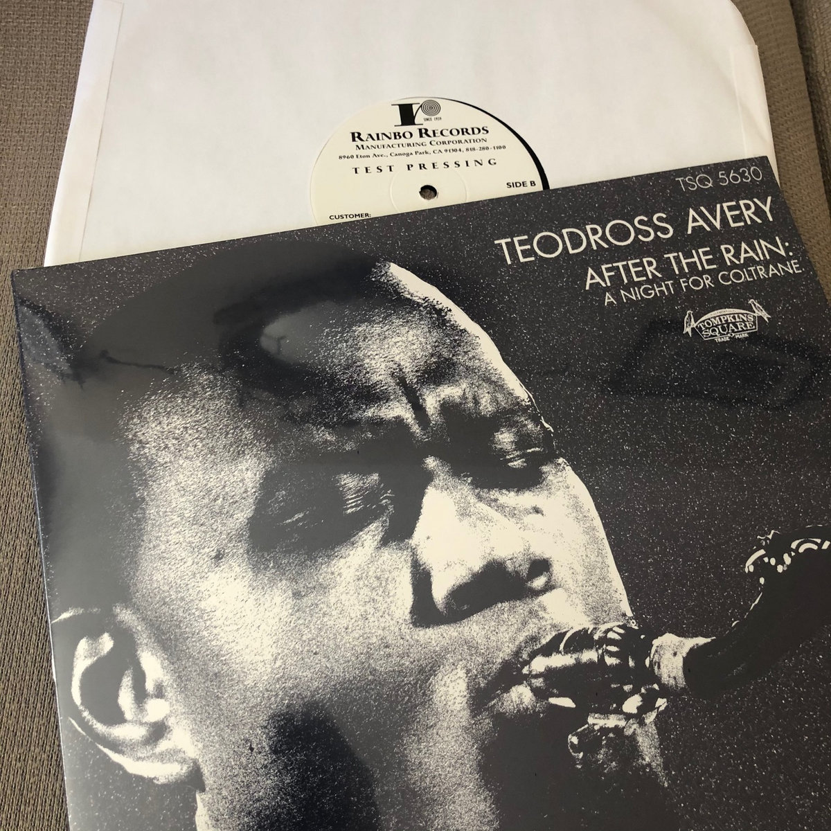 Teodross Avery test pressing and Commercial copy | Tompkins Square