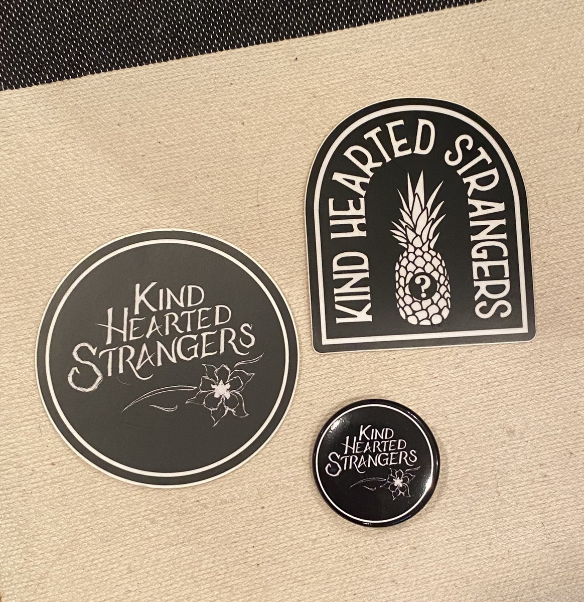 Original KHS Flower Logo T-shirt + Sticker Pack | Kind Hearted Strangers