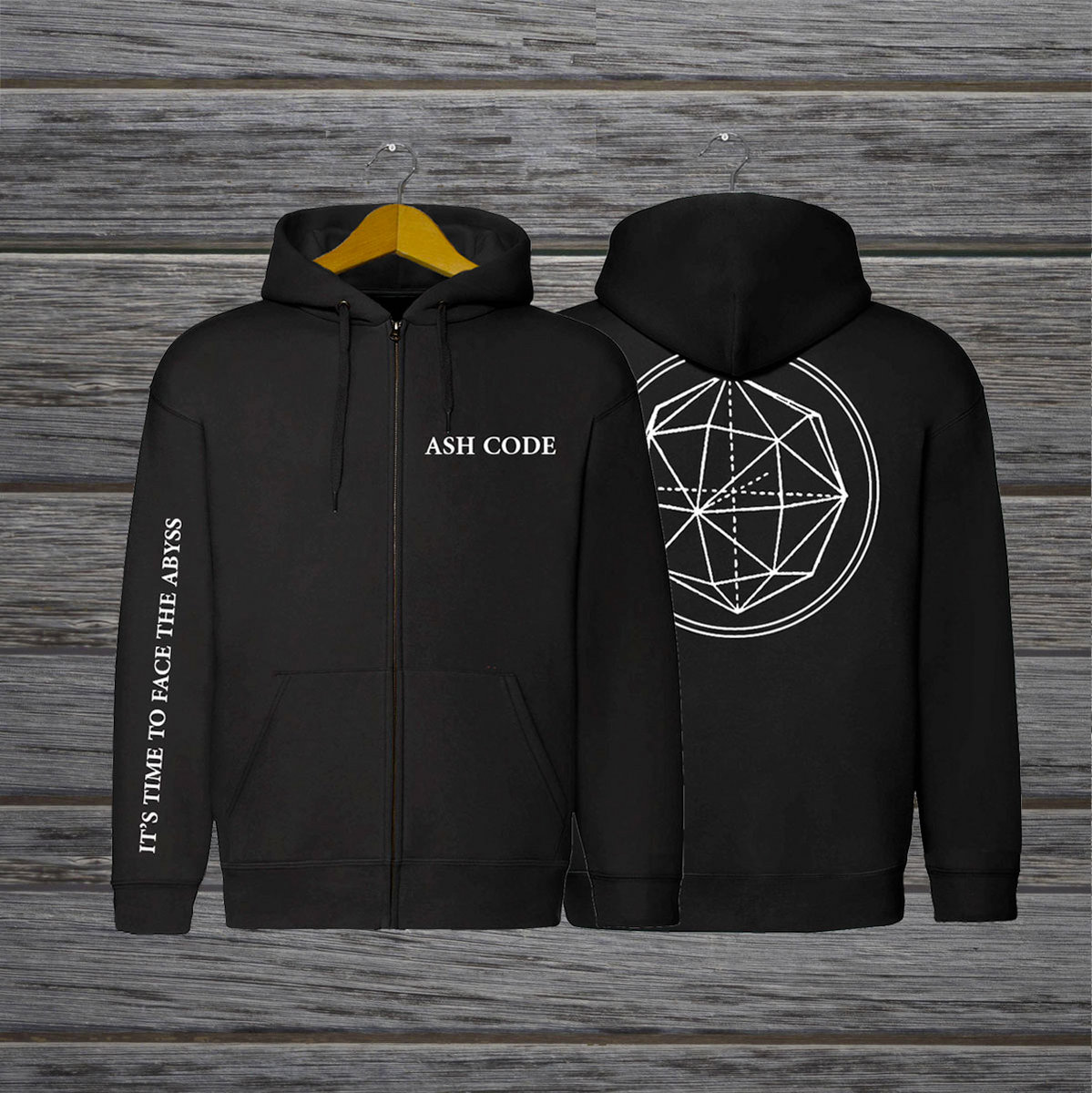 Ash Code 'Logo' Zipped Hoodie | Ash Code