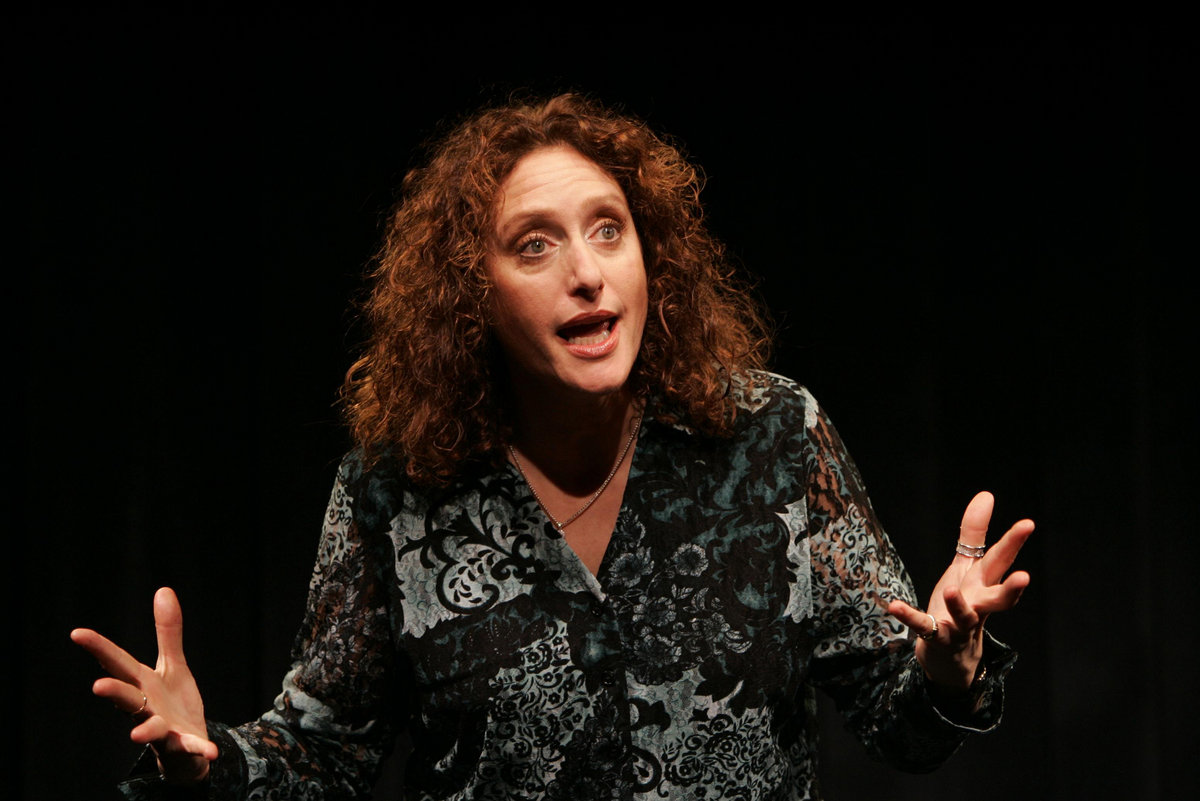 Bird tapping microphone | Judy Gold