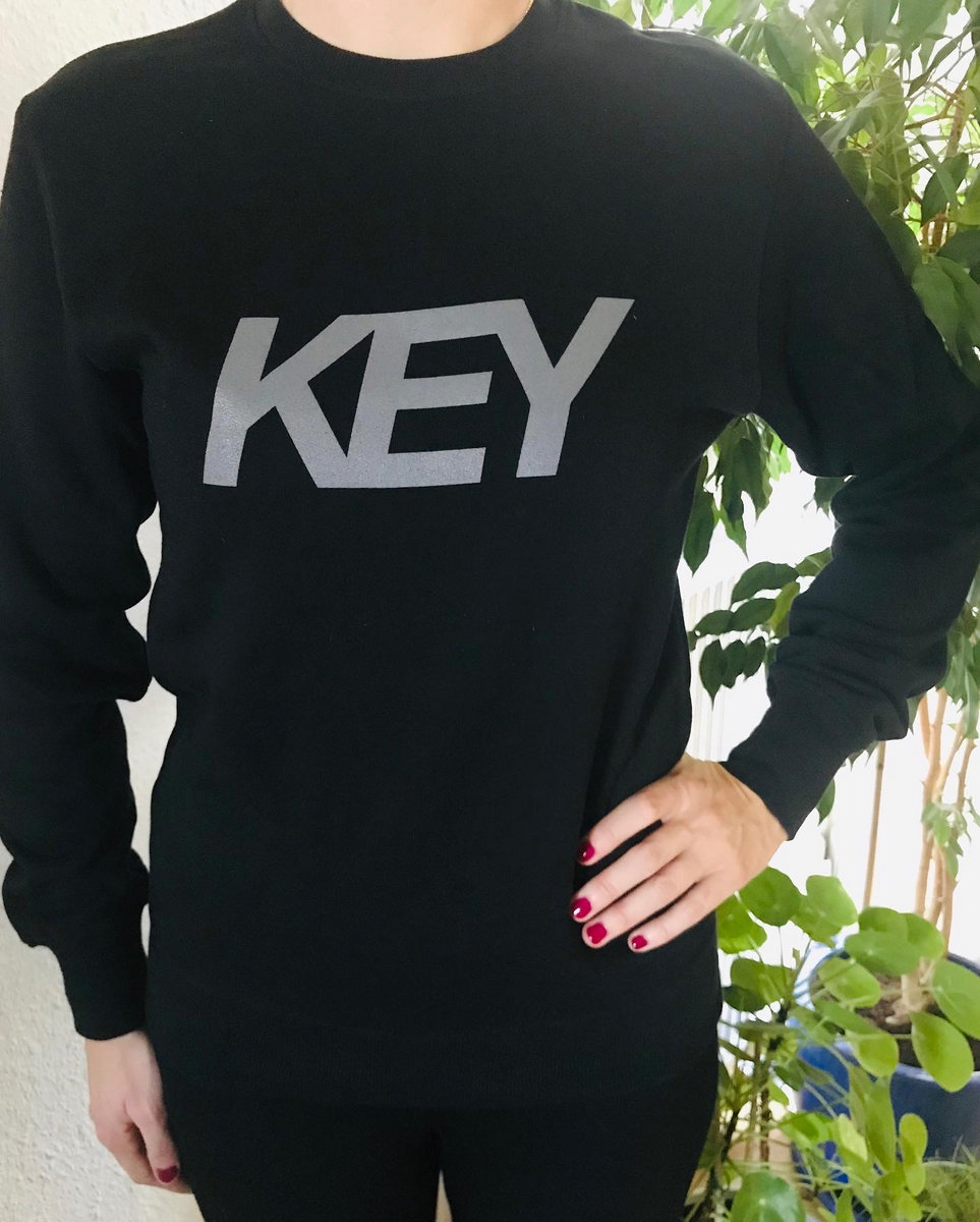 Sweater KEY logo "Classic" BLACK | KEY Vinyl