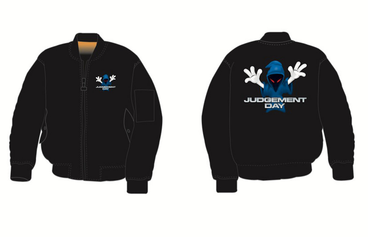 Judgement Day Records Ghost Bomber Jacket | Judgement Day Records